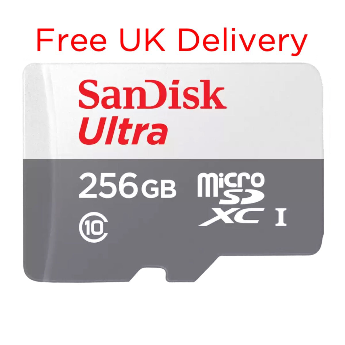 SanDisk Ultra Lite 256GB MicroSD Memory Card 100MB/s