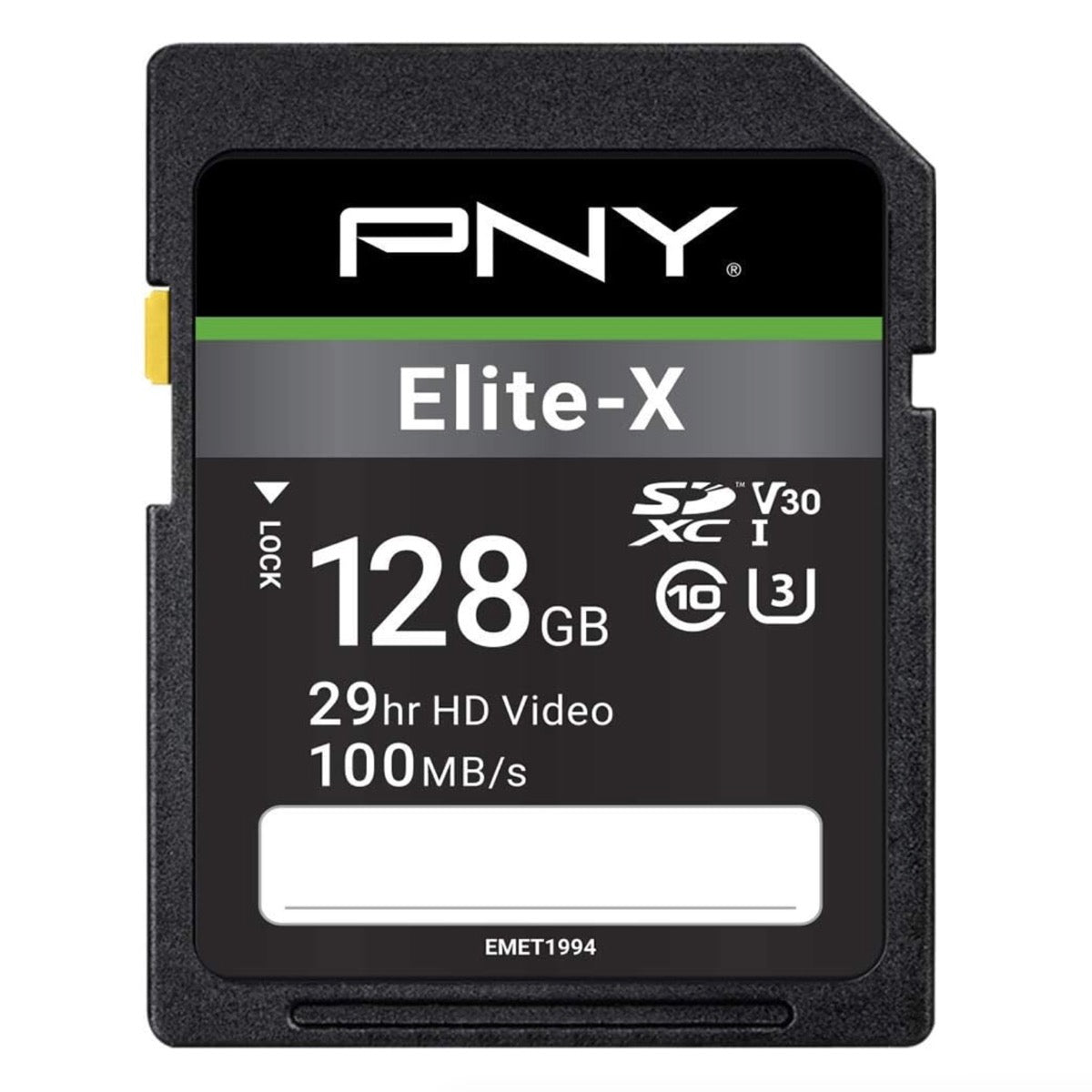 PNY Elite-X 128GB SD Memory Card