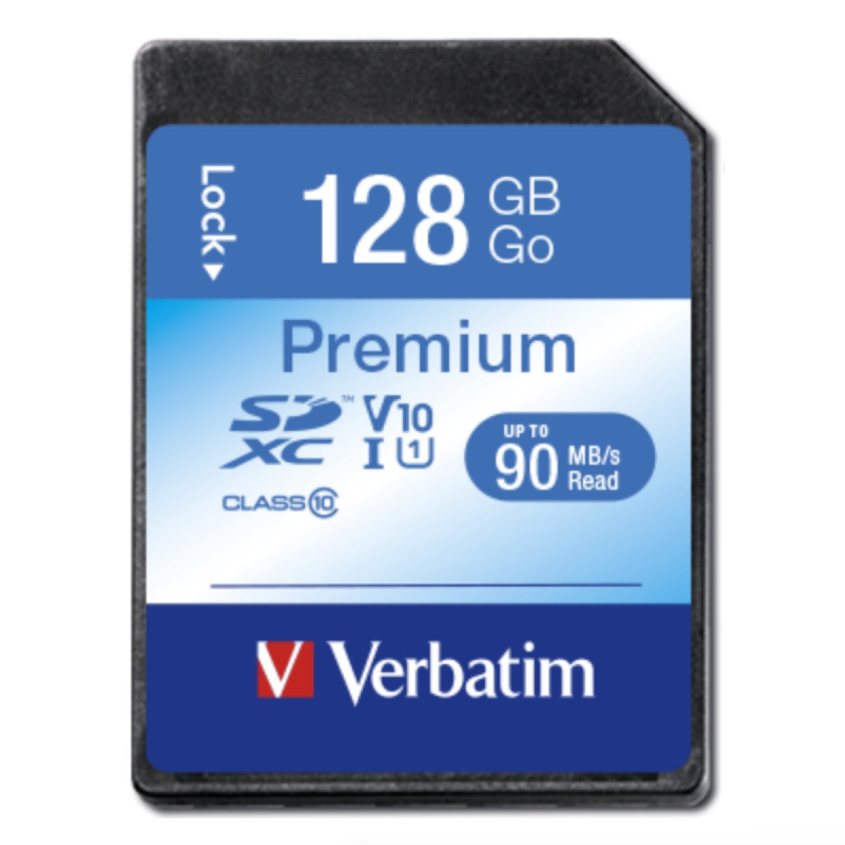 Refurbished Verbatim Premium 128GB SD Memory Card