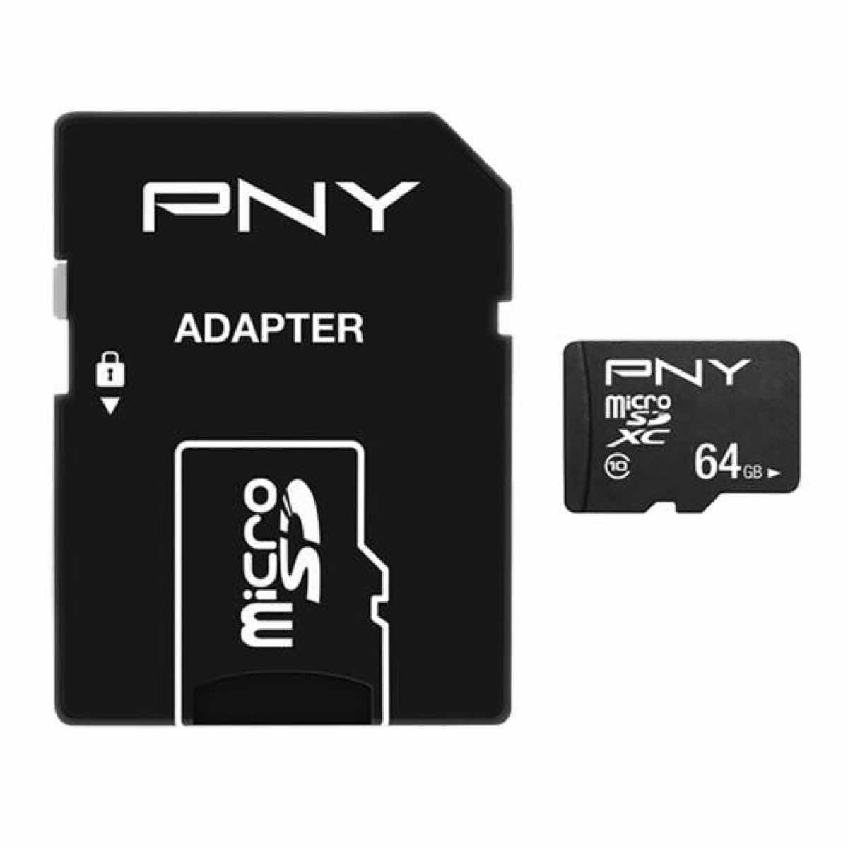 PNY Performance Plus 64GB MicroSD Memory Card