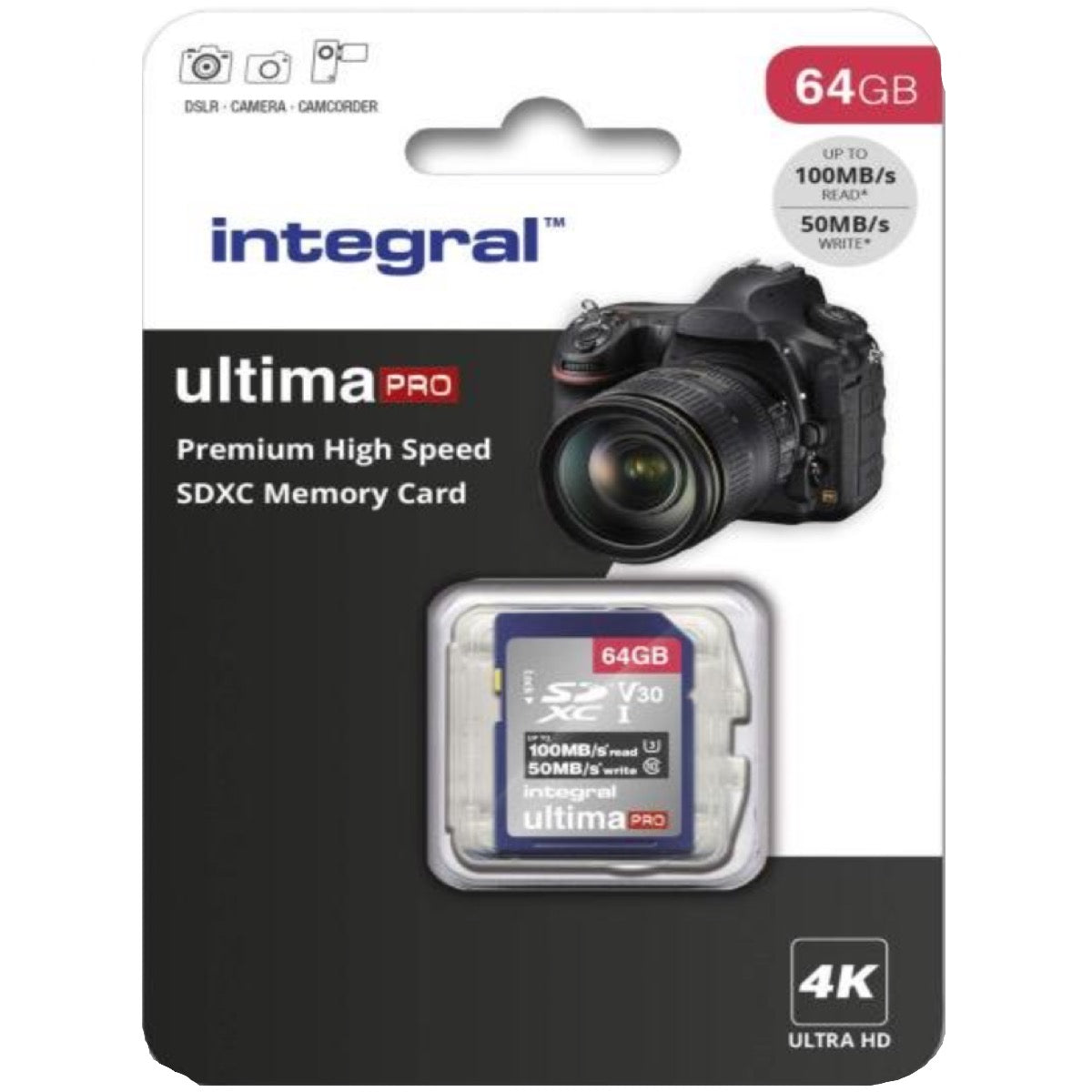 Integral UltimaPro 64GB SD Memory Card